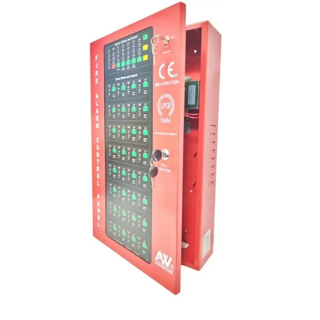 Panel de Control Contra Incendios de 16 zonas LPBC - AW-CFP2166-16 ...